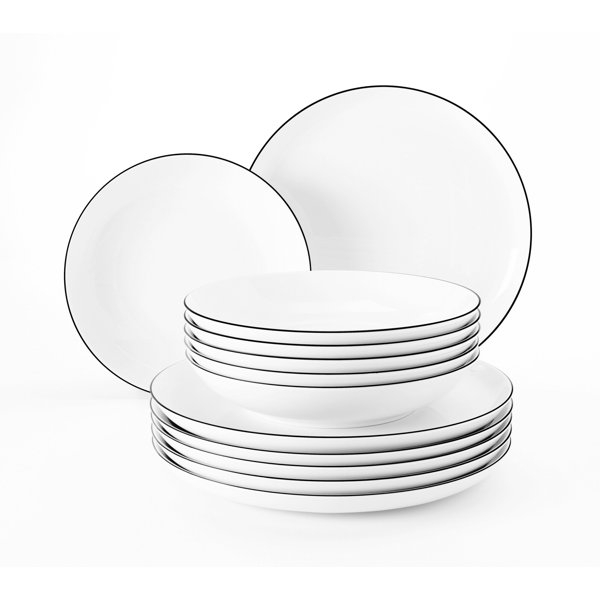 Seltmann Weiden Lido Porcelain China Dinnerware - Set of 12 & Reviews | Wayfair.co.uk